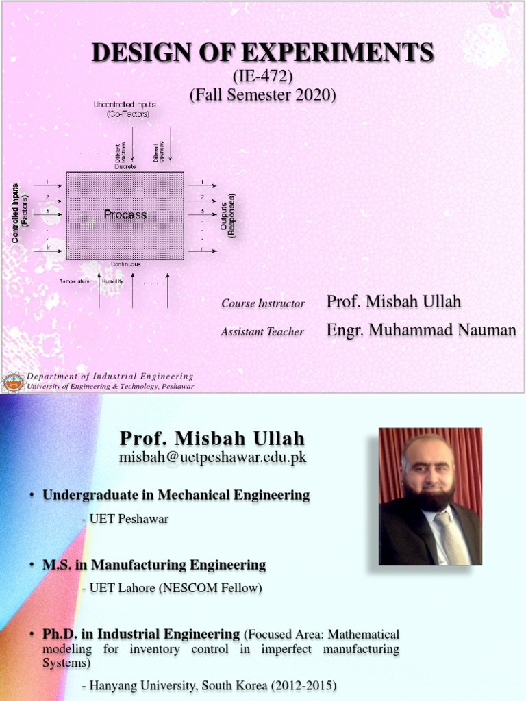 Design of Experiments in Manufacturing | PDF | Experiment | Accuracy ...