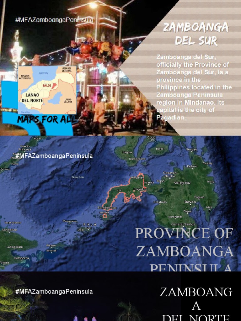 Zamboanga Peninsula Province Maps | PDF
