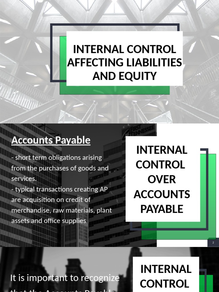Internal Control Affecting Liabilities and Equity | PDF | Stocks | Debt