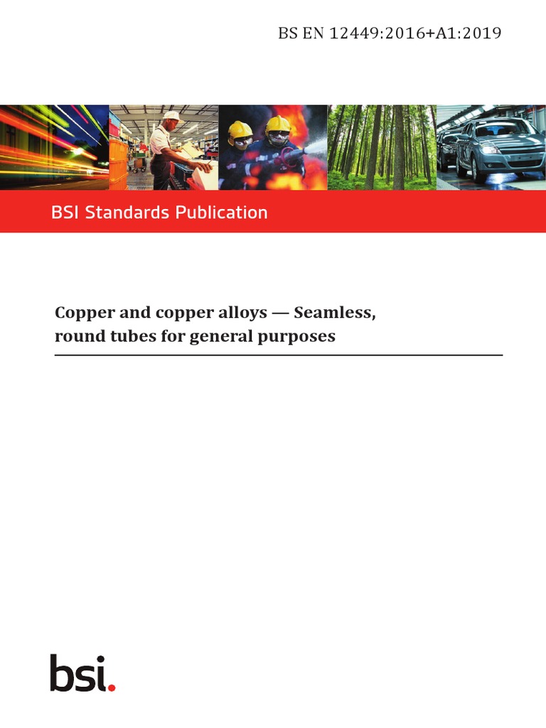 BSI Standards Publication: Copper and Copper Alloys - Seamless, Round ...