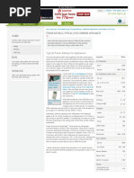 Portable Generator Wattage Chart PDF | PDF | Home Appliance | Refrigerator