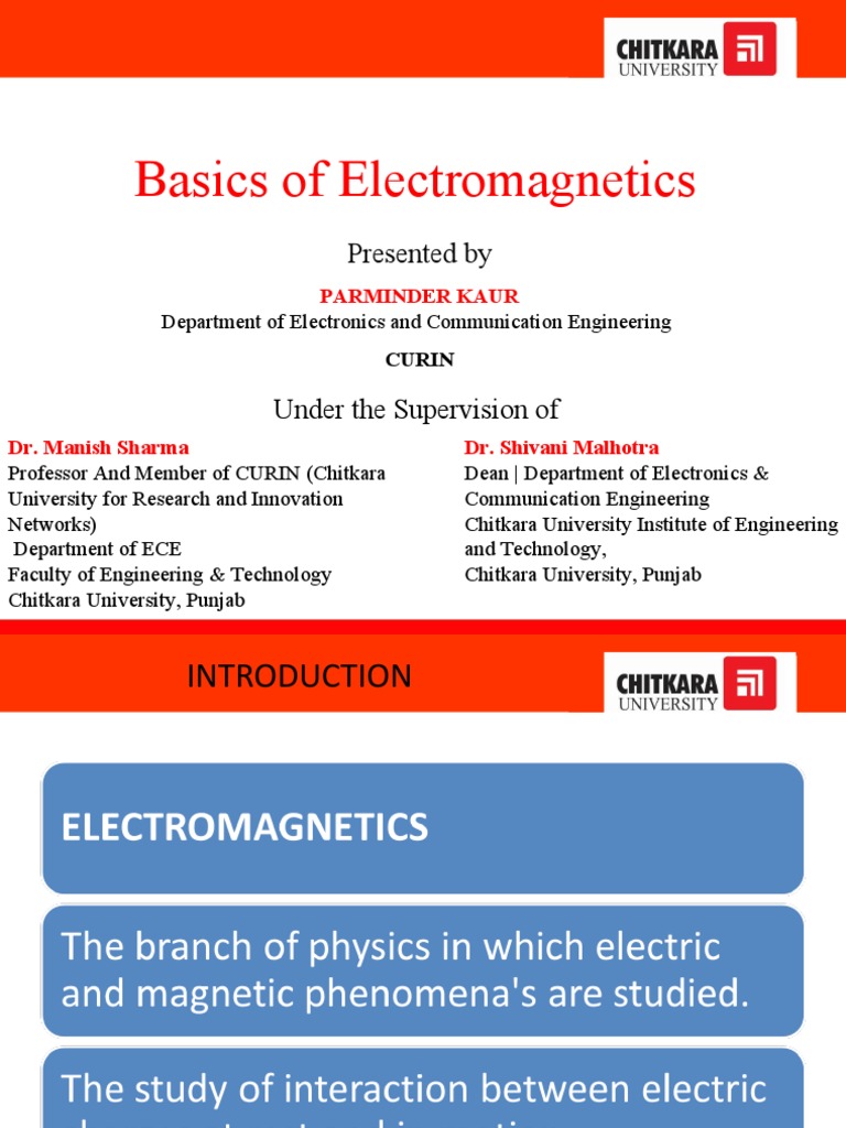 Electromagnetics for Engineering Students | PDF