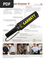 Metal Detector MICRONTA 4003 | PDF | Metal Detector | Inductor