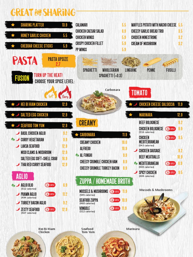 Pastamania-Online Menu | PDF | Drink | Foods