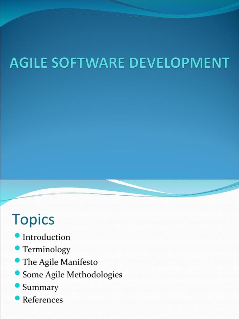 Agile Software Development | PDF | Agile Software Development | Software Development Process