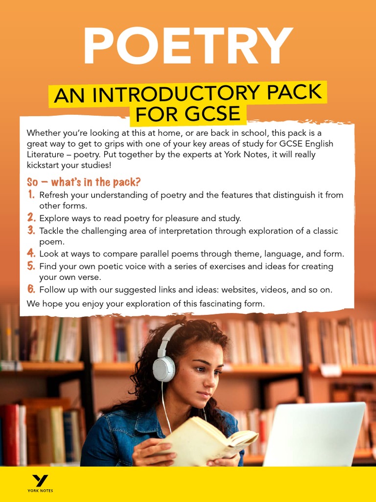 Poetry: An Introductory Pack For Gcse | PDF | Poetry