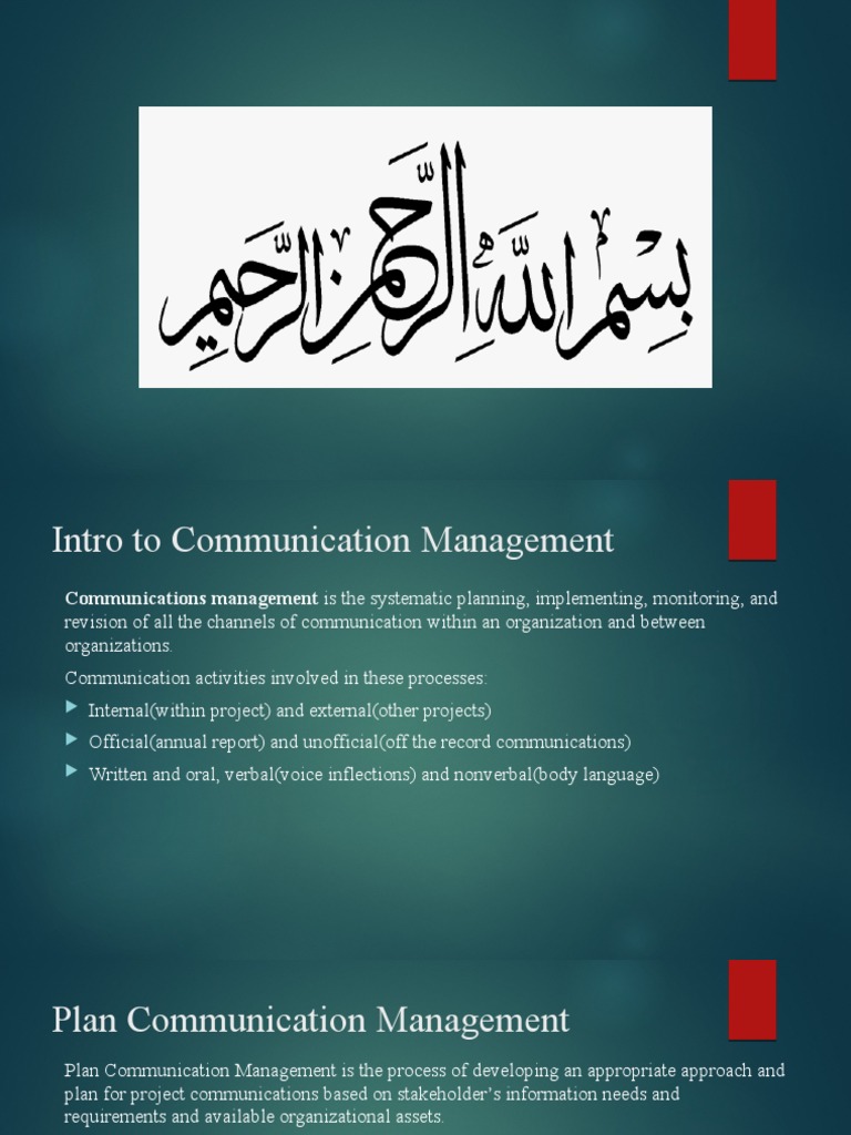 Project Communication Management | PDF | Project Management | Communication