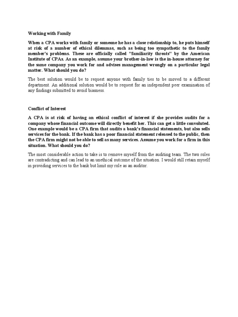 Unethical Work Situations | PDF | Career & Growth | Business