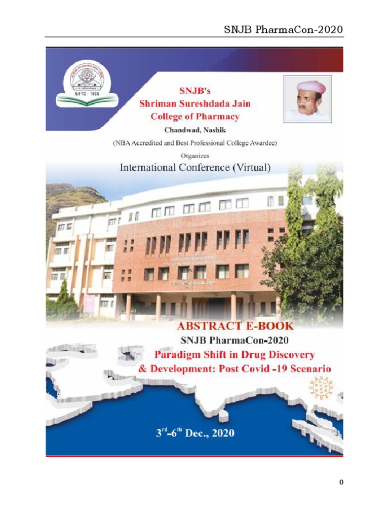 E-Book-SNJB Pharma Con-2020 Uploaded by Shubham Shende | PDF | Medical ...