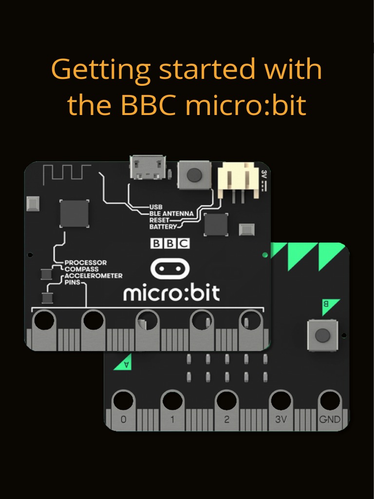 Getting Started With The Bbc Microbit Pdf Scripting Language System On A Chip