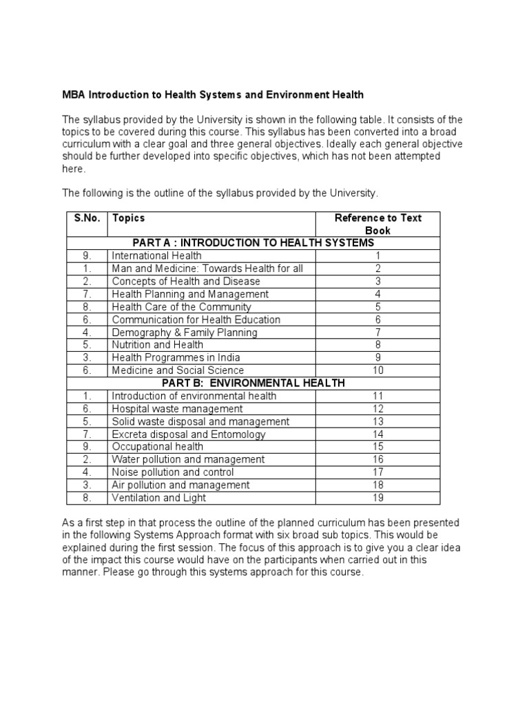 Modified Curriculum For MBA BITS 2020 21 1 | Download Free PDF ...