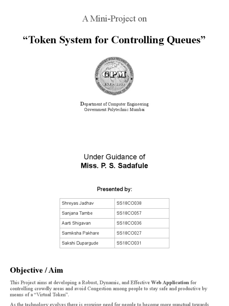 Token System For Controlling Queues | PDF | Computing | Software