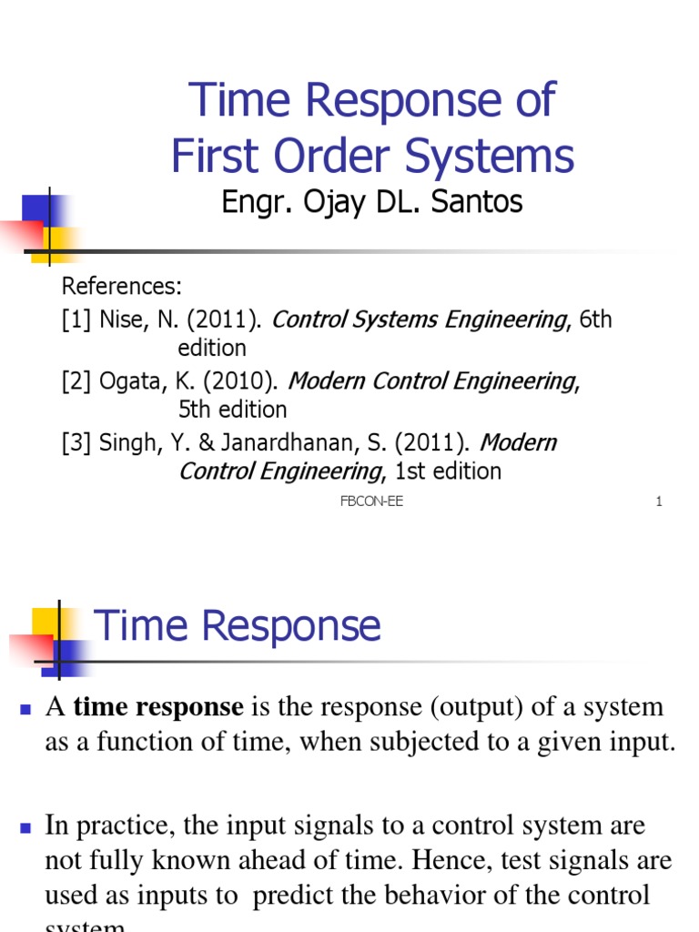 6 Time Response of 1st Order Systems LAPTOP A46LNE2Qs Conflicted Copy ...