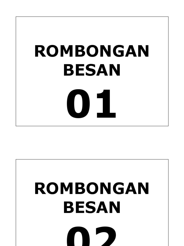 Contoh Tulisan Rombongan Besan | PDF