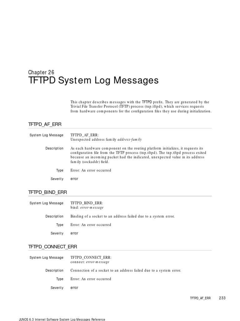 Tftpd Pdf Port Computer Networking Telecommunications