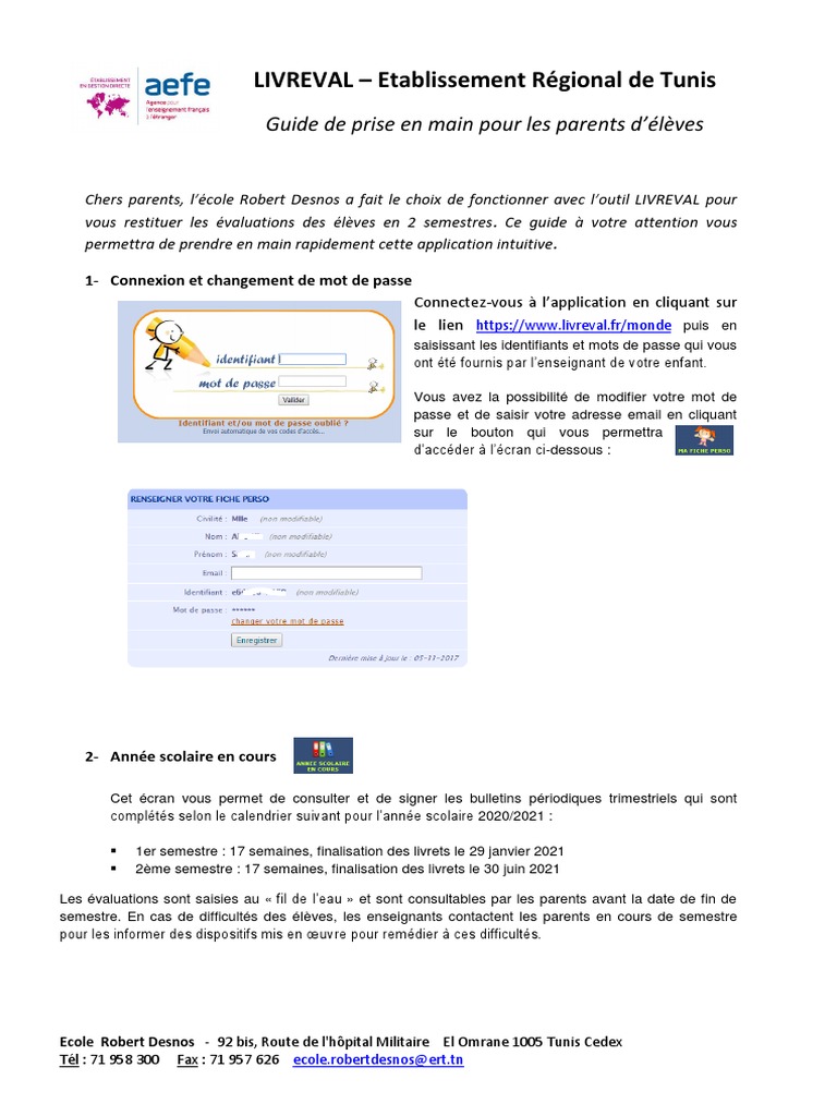 Guide Parents Livreval 2020 2021 | PDF | Informatique | Informatique et technologies de l ...