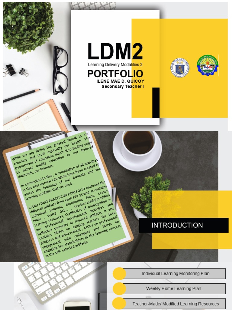 Ilene Mae Quicoy LDM Portfolio Template | PDF | Educational Technology ...