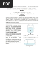 CheCalc Vessel Volume & Level Calculation | PDF | Volume