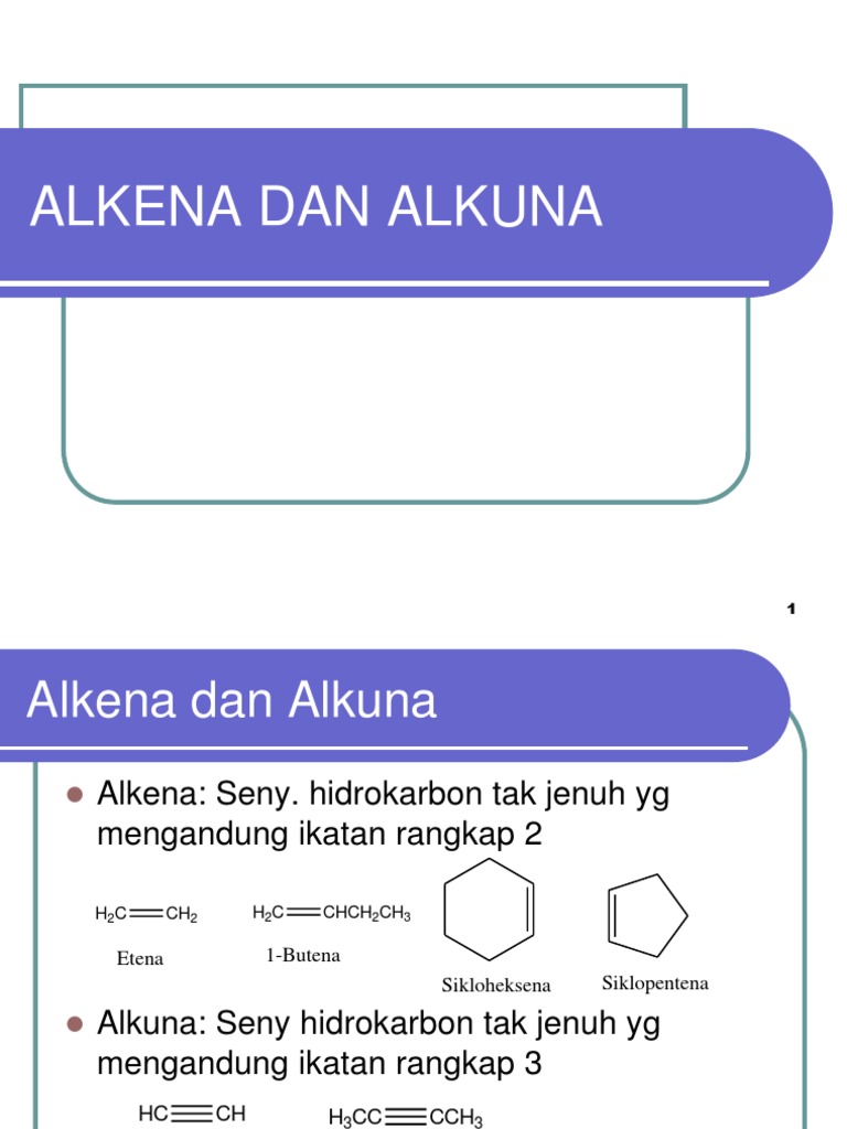 Alkena Dan Alkuna | PDF