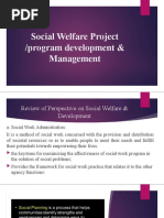 2021 Final Social Welfare Project Development and Management | PDF ...
