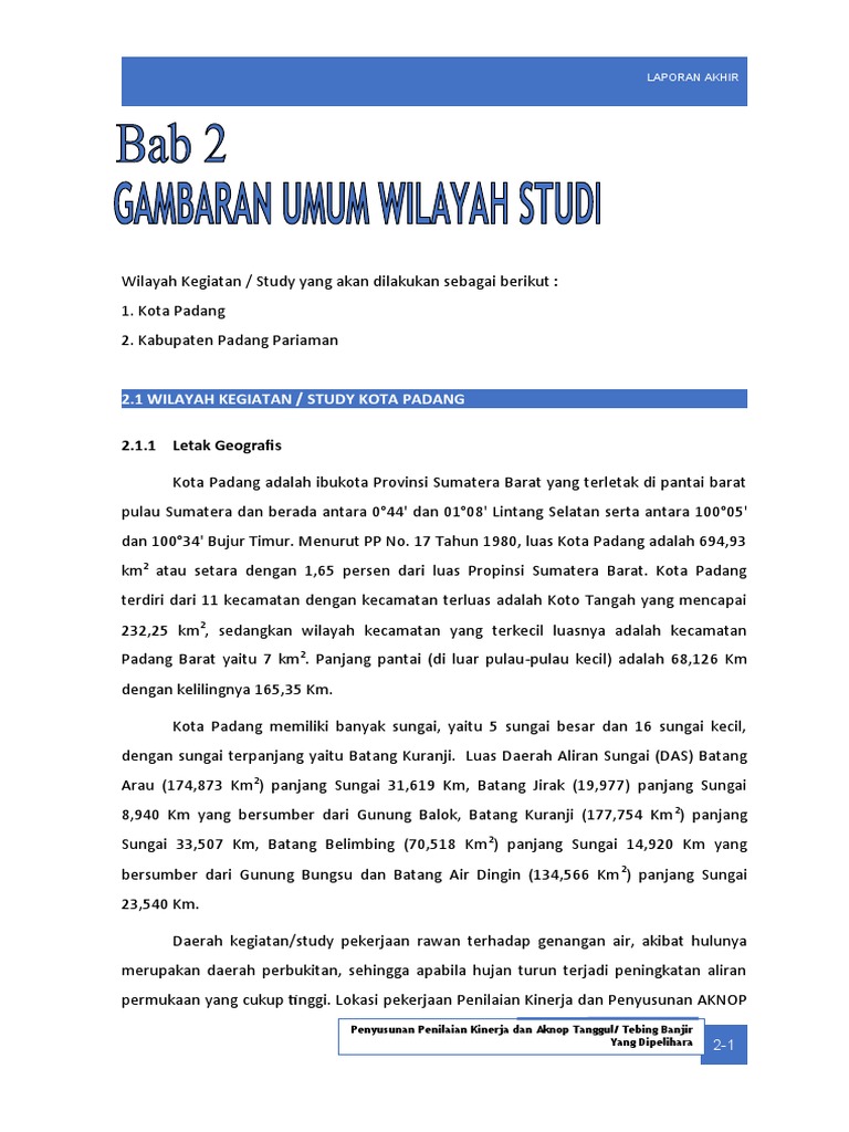Bab 2 Gambaran Umum | PDF