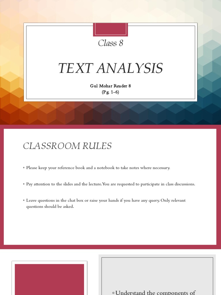 Componets of Text Analaysis Notes Part 3 | PDF | Writers | Communication