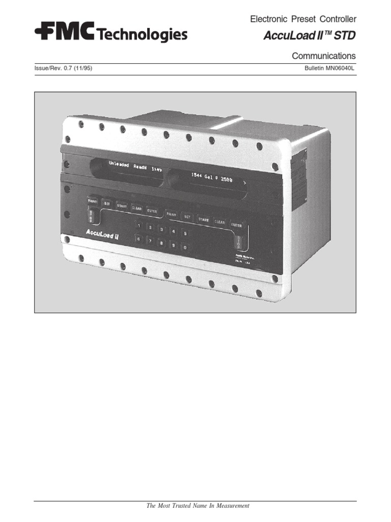 Accuload Comm Manual | PDF | Binary Coded Decimal | Code