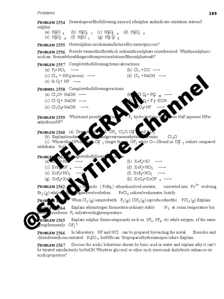Chemistry - 1500 (Watermark Remove) | PDF | Materials | Molecules