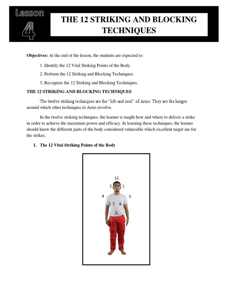 Arnis Lesson 4 | PDF | Sports