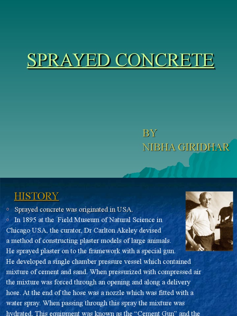 Sprayed Concrete | PDF | Concrete | Materials
