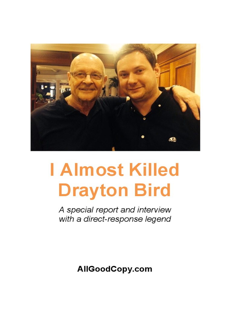 AGC I Almost Killed Drayton Bird | PDF | Marketing | Science