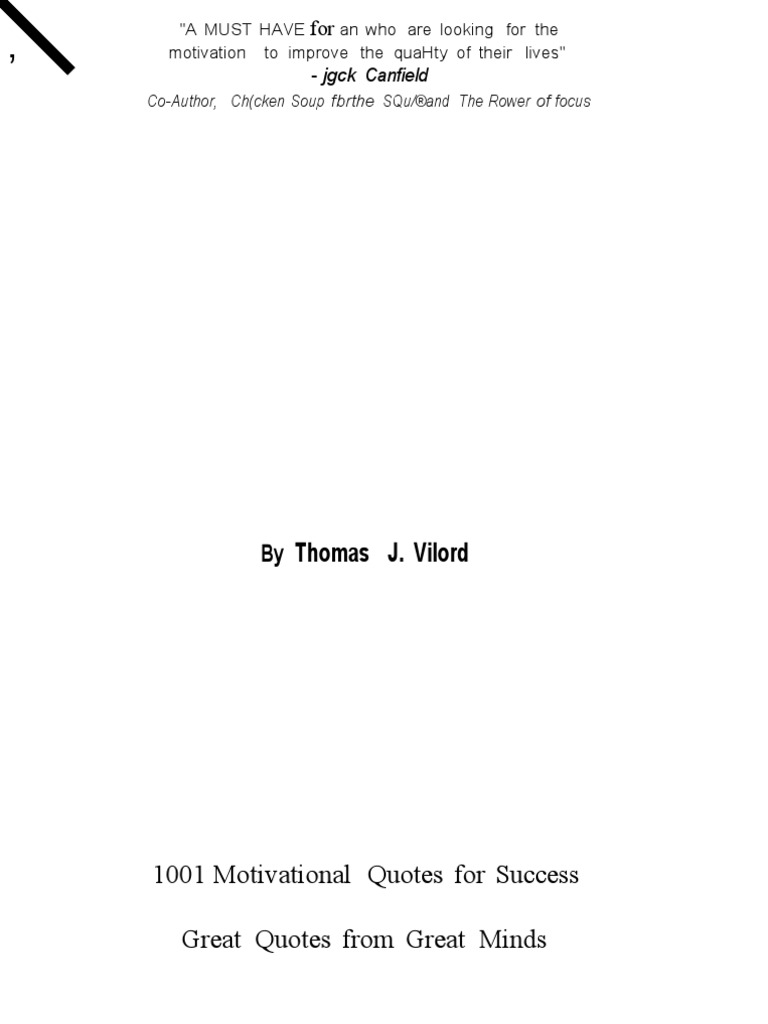 1001 Motivational Quotes For Success Great Quotes From Great Minds ...