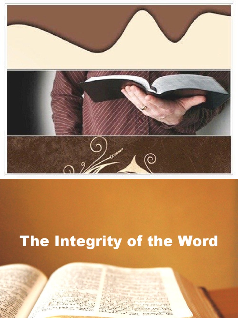 The Integrity of God's Word Explained | PDF | Gospel Of Mark | Bible ...