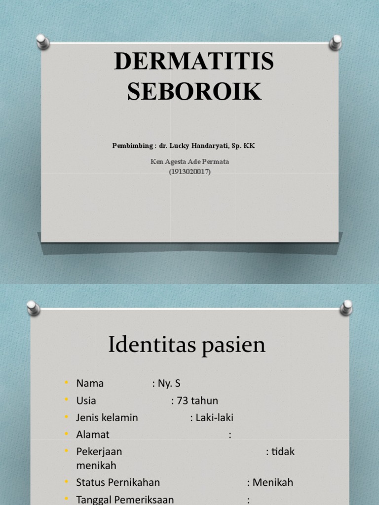 Dermatitis Seboroik | PDF | Kesehatan Holistik | Gaya Hidup