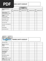 Daily Stacker Inspection Checklist | PDF | Technology & Engineering