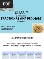 Fractions Mind Map | PDF