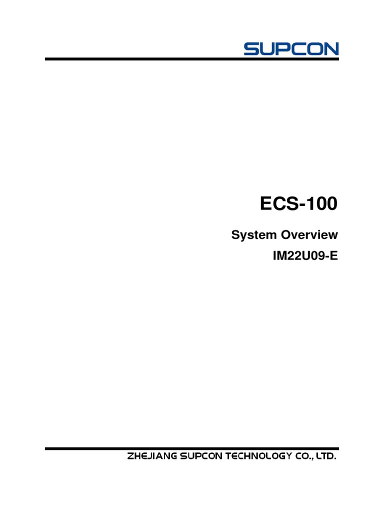 ECS-100 System Overview Manual | PDF | Electromagnetic Compatibility ...