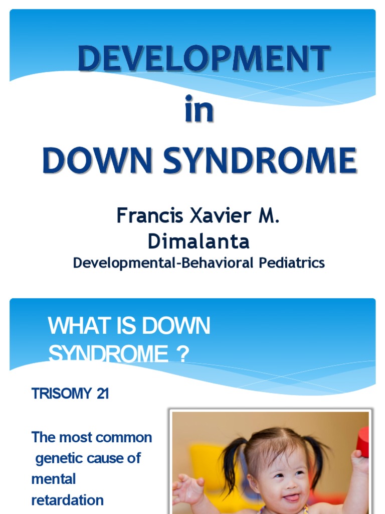 Development in Down Syndrome | Download Free PDF | Down Syndrome ...