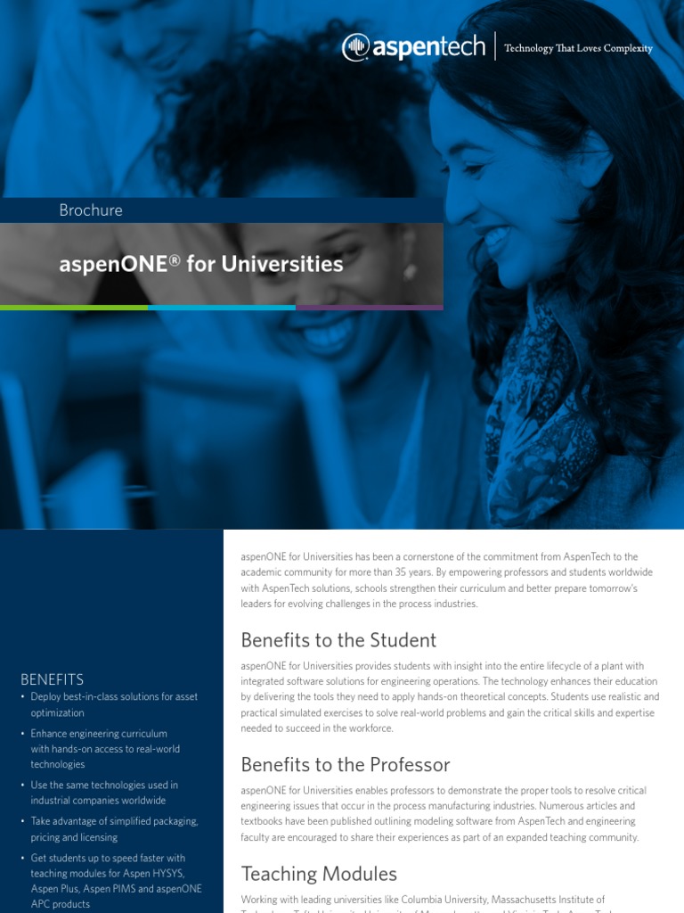 AspenTech University Program | PDF | License | Software