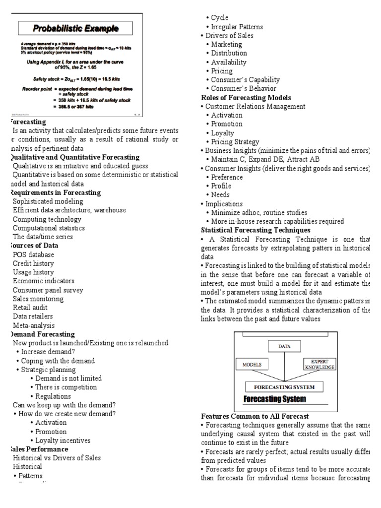 Forecasting | PDF | Forecasting | Correlation And Dependence