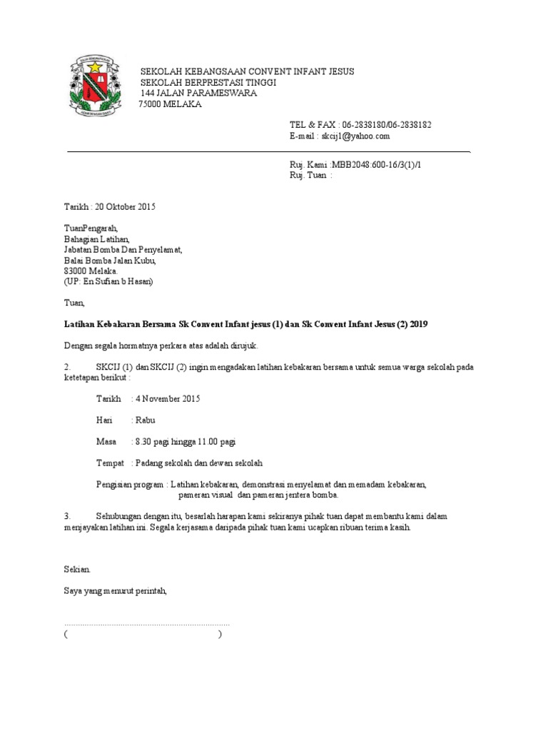 Surat Bomba 2015 | PDF