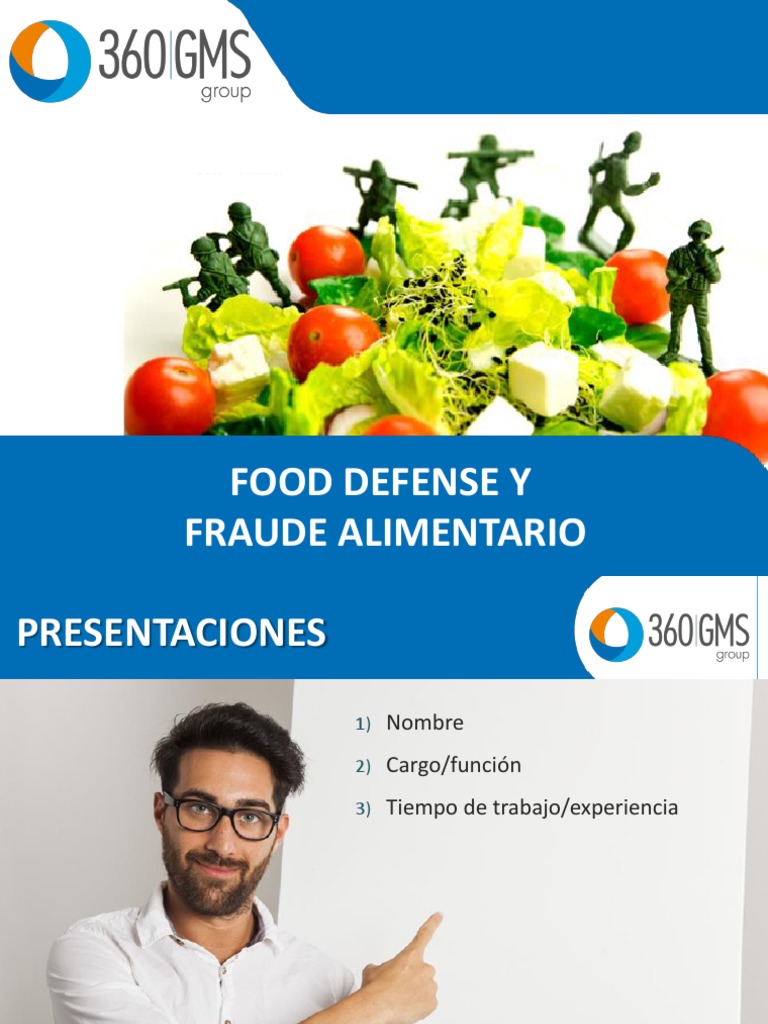 Food Defense Y Fraude Alimentario-Abierto | PDF | Ántrax | Alimentos