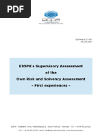 The 12 Page ORSA | PDF | Risk | Risk Management