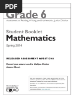 EQAO Grade 6 Math Released Questions | PDF | Rectangle | Educational ...