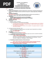 Detailed Lesson Plan Skimming Scanning | PDF | Speed Reading | Lesson Plan