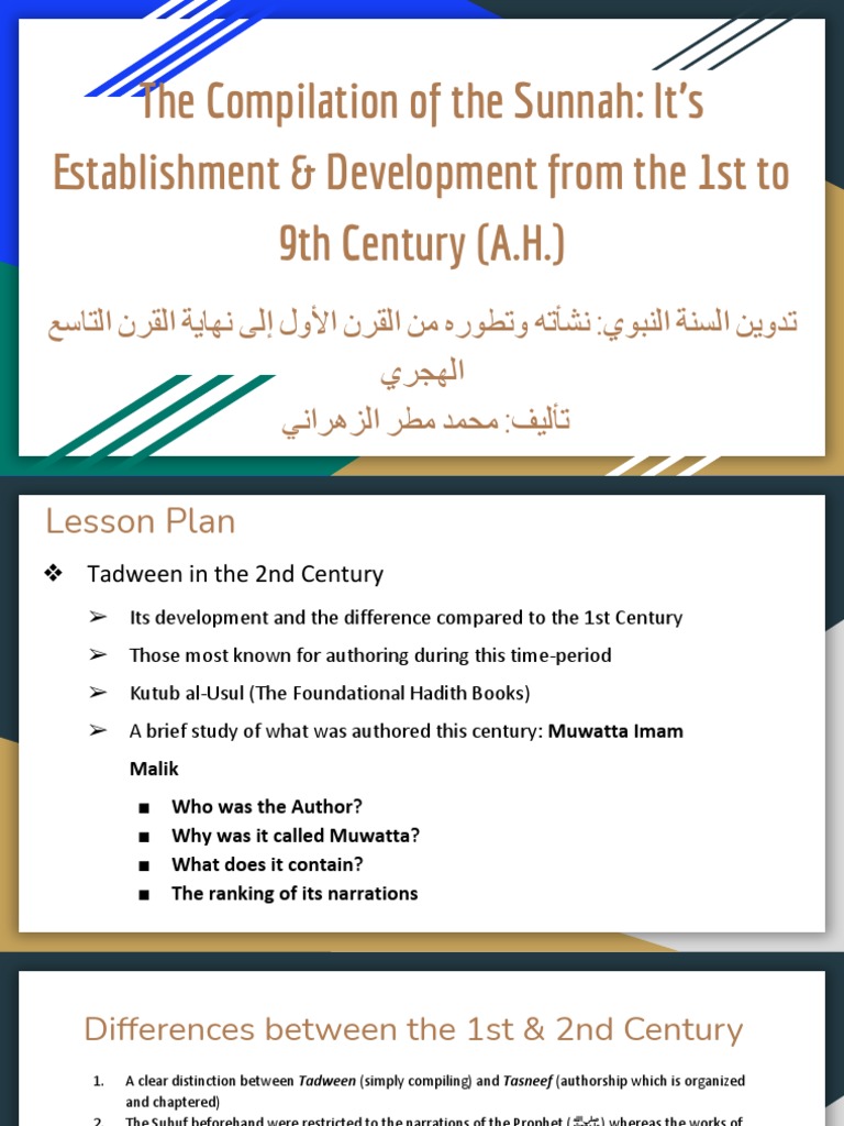 Tadween As-Sunnah 4 | PDF | Hadith | Islamic Texts
