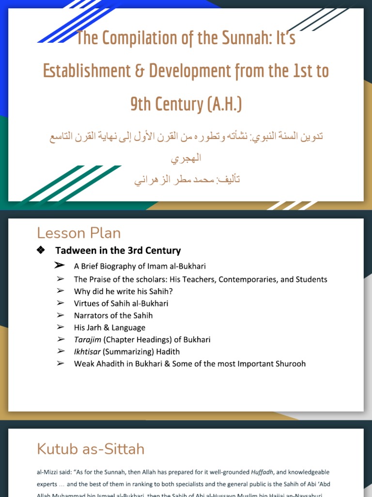 Tadween As-Sunnah 6 | PDF