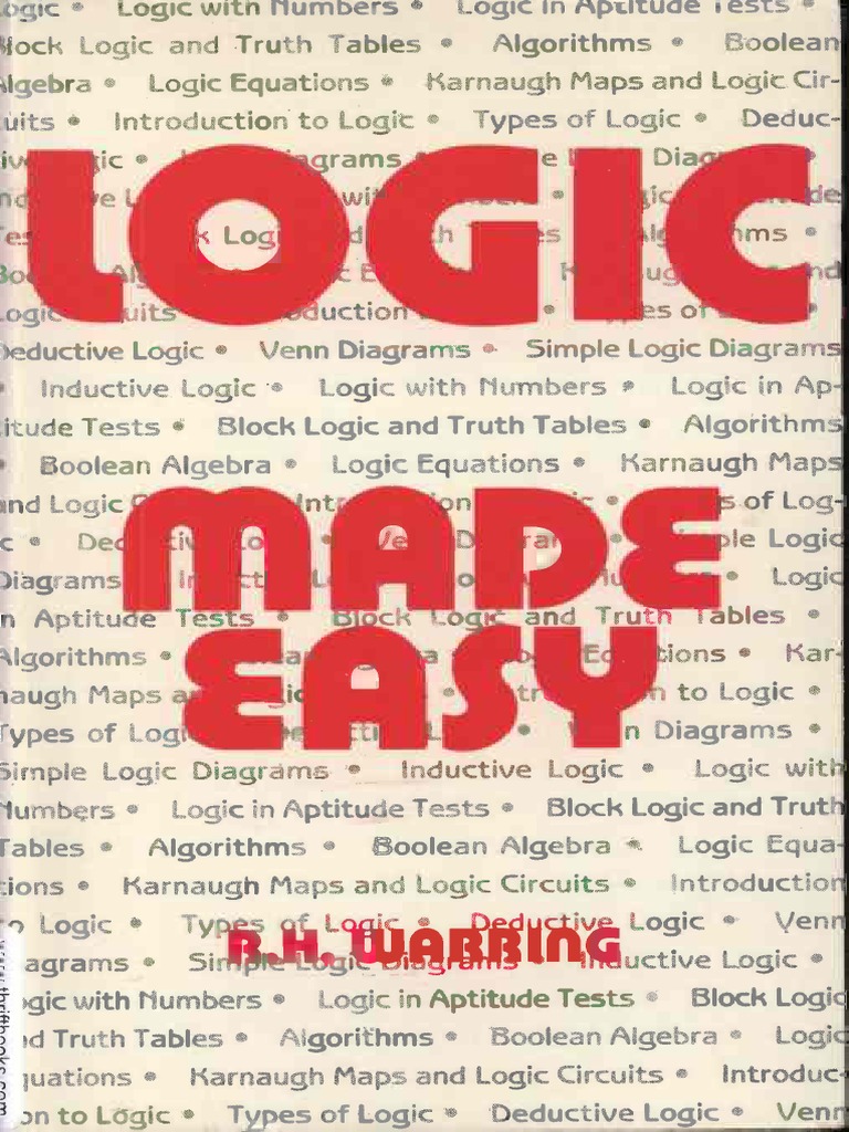 Logic Made Easy Warring | PDF | Argument | Mathematical Logic