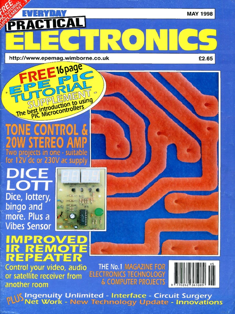 Everyday Electronics 1998 05 | PDF | Energy And Resource