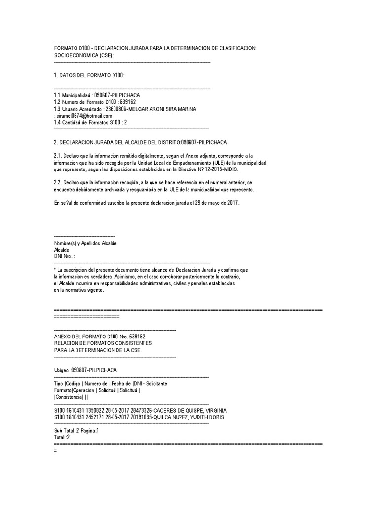 Formato D100 | PDF | Business | Science